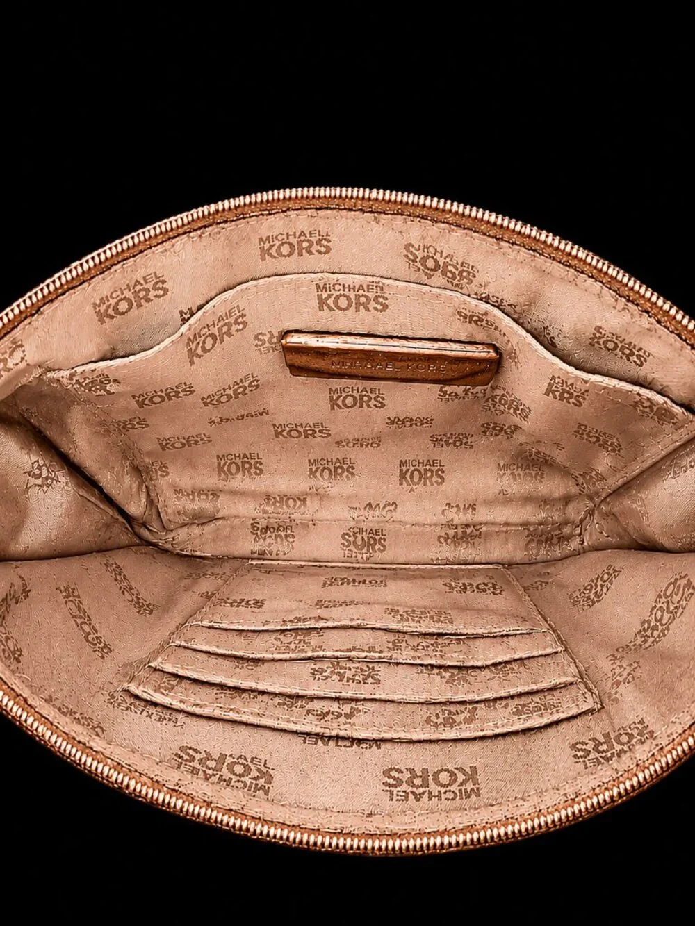 Michael Kors | Accessories | Michael Kors Rose Gold Mk Monogram ...